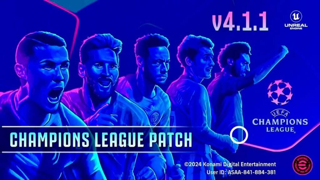 UCL Patch eFootball 2025 v4.1.1 - Hassan360